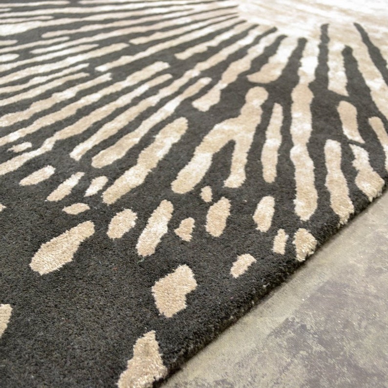 Luxury Modern Hand Tufted Rug, All Cut Rug, Modern Rug, Woolen Rugs ...