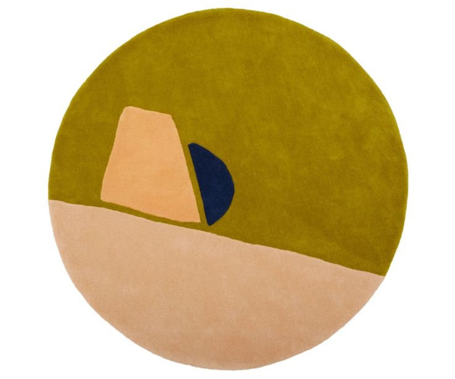 Modern Luxury Round Hand Tufted Rug,,wool Round Rug,floral Round Rug ...