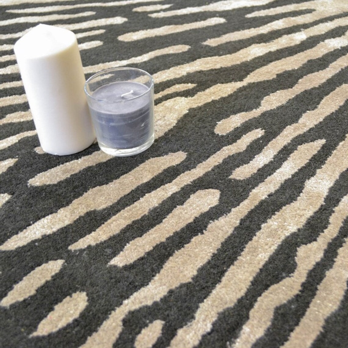 Luxury Modern Hand Tufted Rug, All Cut Rug, Modern Rug, Woolen Rugs ...