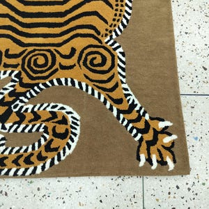 Tiger Rug,tibetan Tiger Rug, Kids Rug, Area Rug, Animal Rug, Soft Rug ...