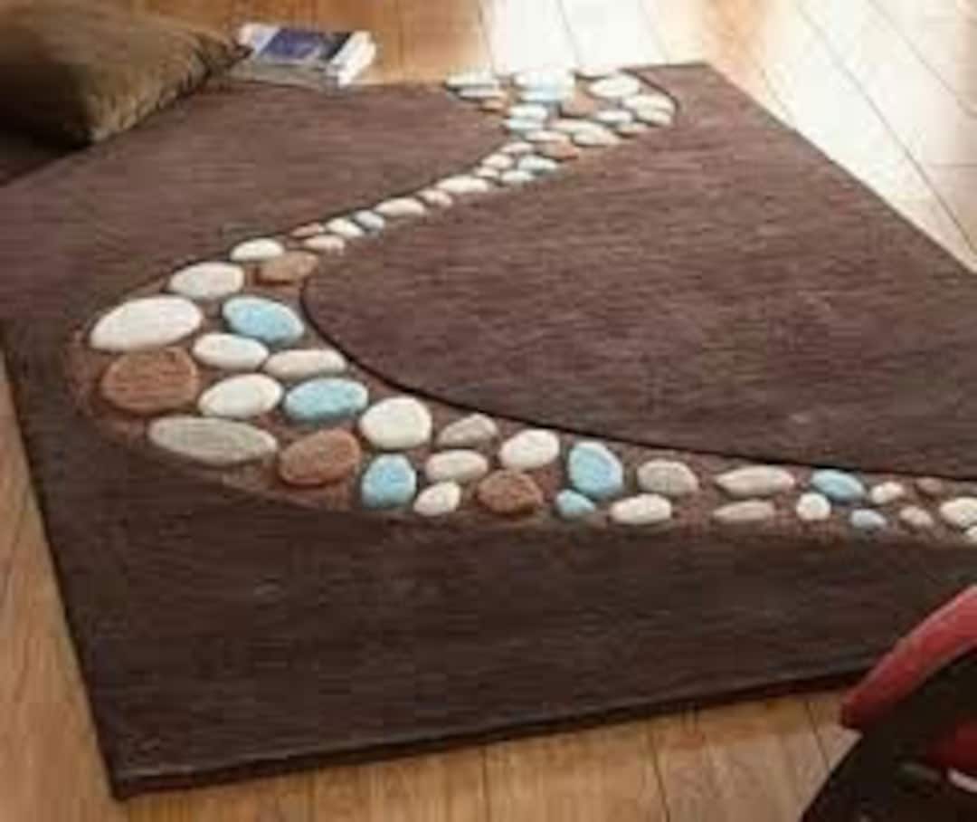 Pebbles Exclusive Luxury Modern Hand Tufted Rug,cut Pile Rug, Abstract ...