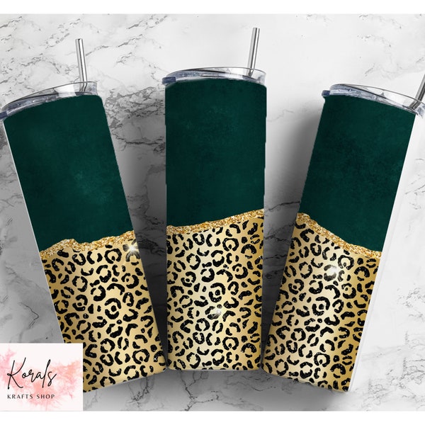 Leopard Print Tumbler - Etsy