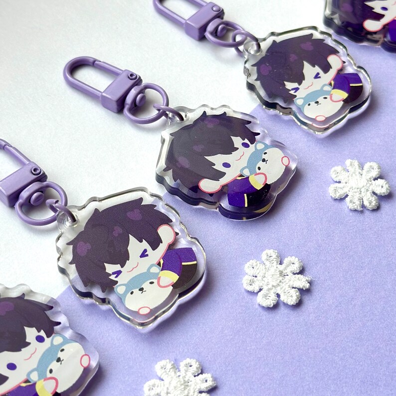 Shoto shxtou Double Sided Anime Acrylic Keychain Charms - Etsy