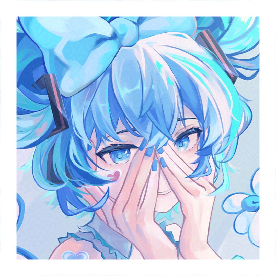 Cute Miku A6/A5/A4/A3 Art Print - Etsy