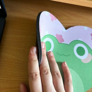 Kawaii Froggy Mousepad | Cute, Desk Mat, Stationery, Frog, Comfort ...
