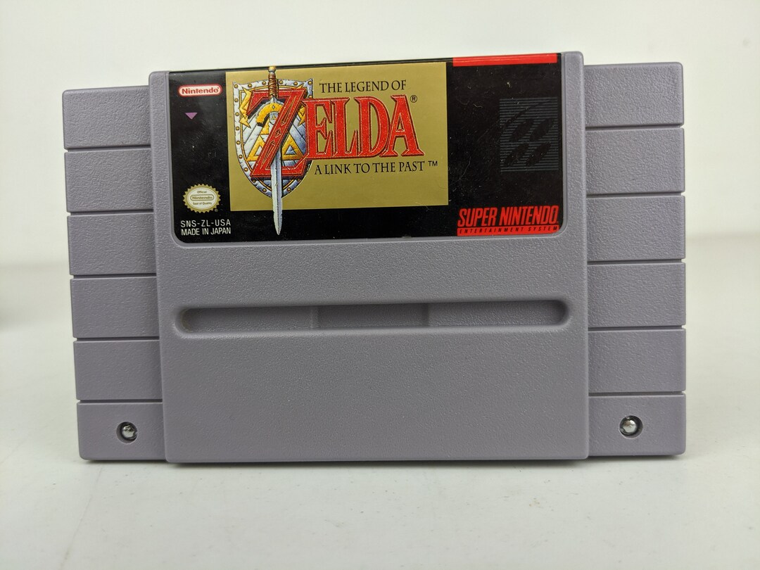 Legend of Zelda A Link to the Past - Authentic Nintendo Snes Game - Etsy