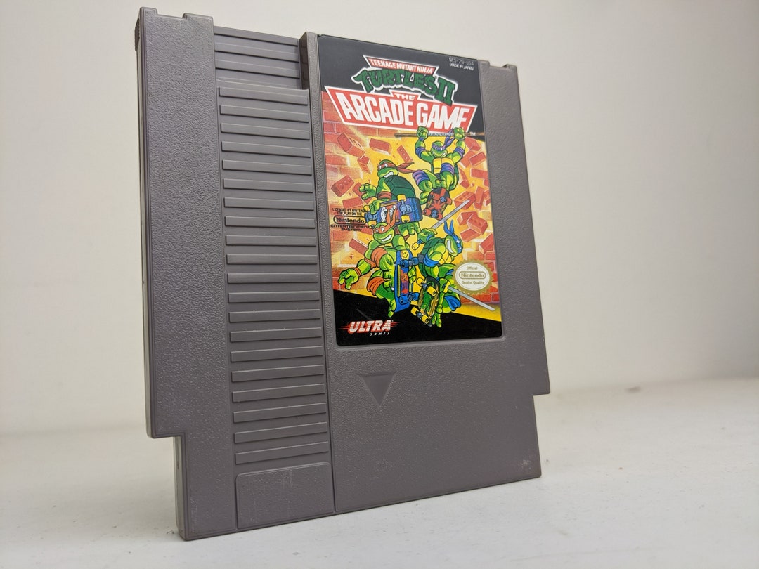 Teenage Mutant Ninja Turtles Ii - Authentic Nintendo Nes Game - Etsy