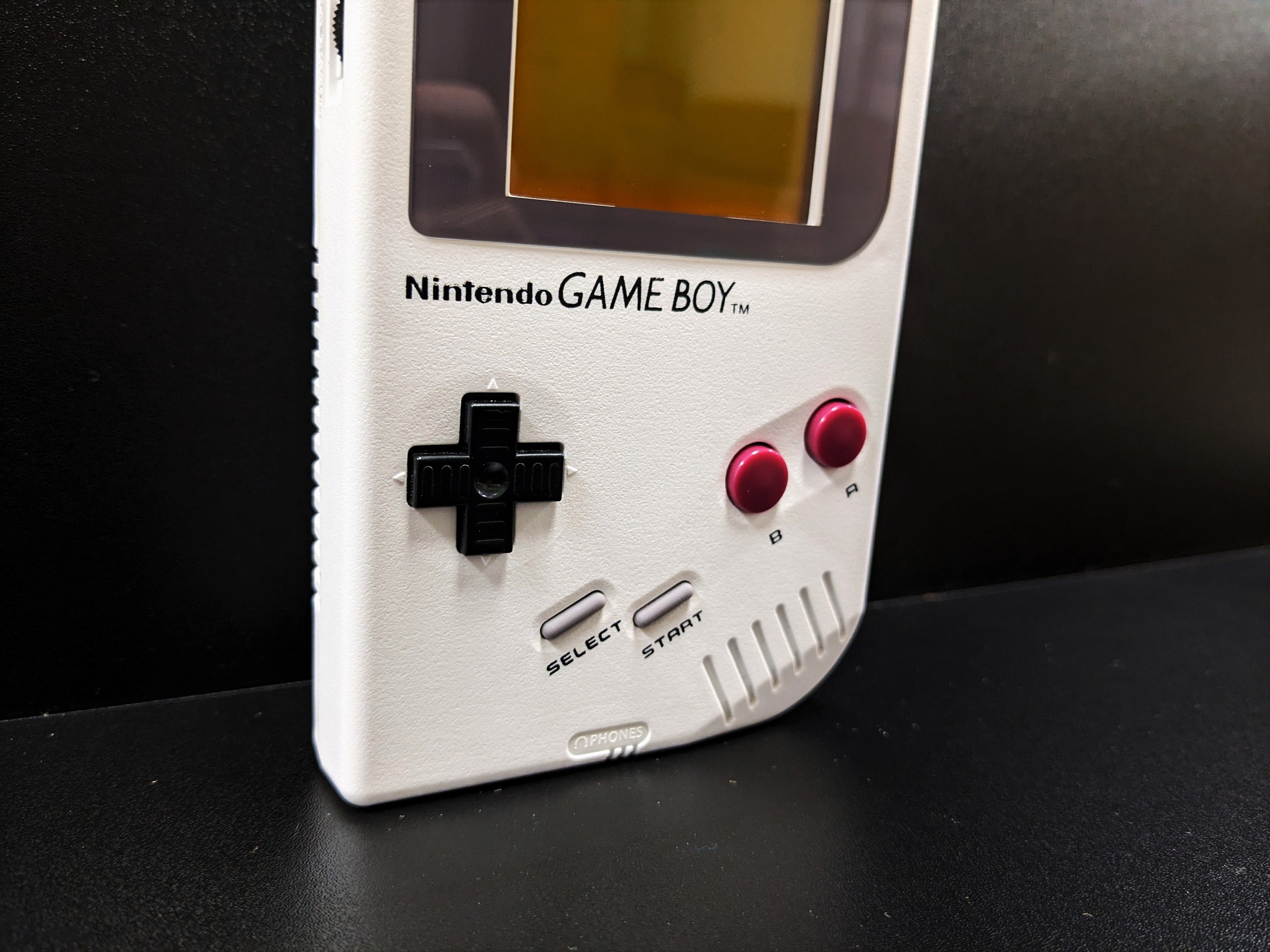Original Nintendo Game Boy DMG With Upgraded Shell, New Screen ...