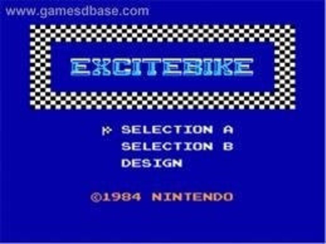 Excitebike - Authentic Nintendo NES Game - Etsy