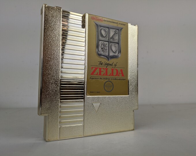 Legend of Zelda Gold - Authentic Nintendo NES Game - Etsy