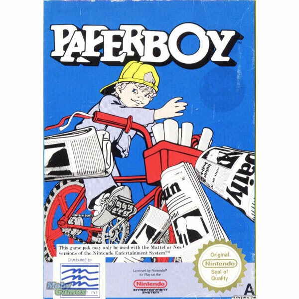 Paperboy Authentic Nintendo NES Game - Etsy