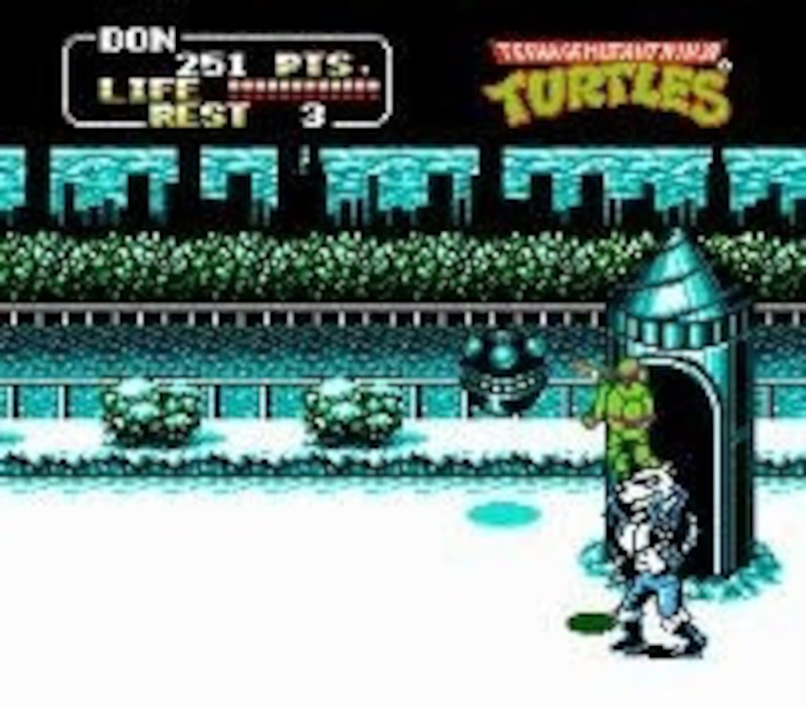 Teenage Mutant Ninja Turtles Ii Authentic Nintendo Nes Game - Etsy.de