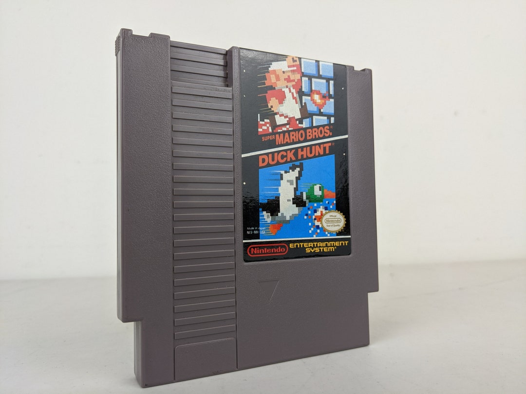 Super Mario/duck Hunt - Authentic Nintendo NES Game - Etsy