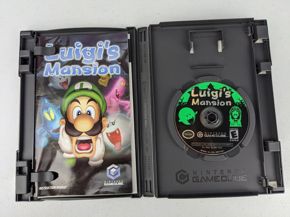 Luigi's Mansion Authentic Nintendo Gamecube Game | Etsy