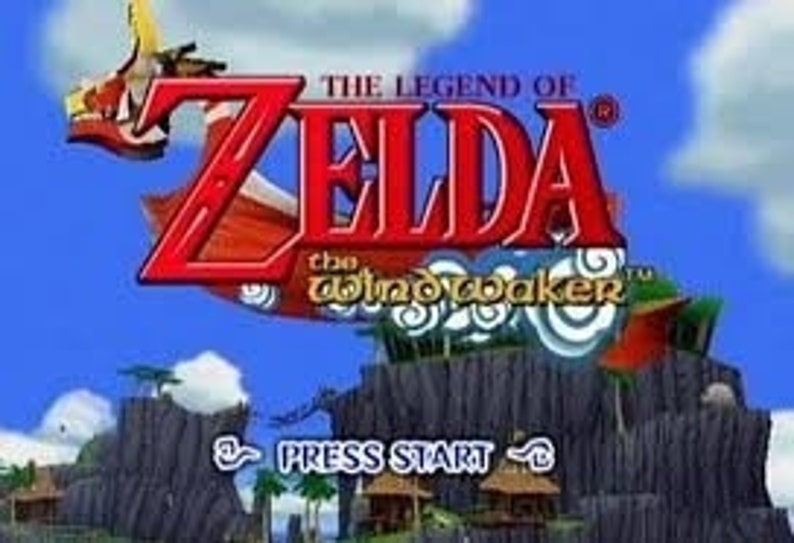 Legend of Zelda the Wind Waker - Authentic Nintendo Gamecube Game - Etsy