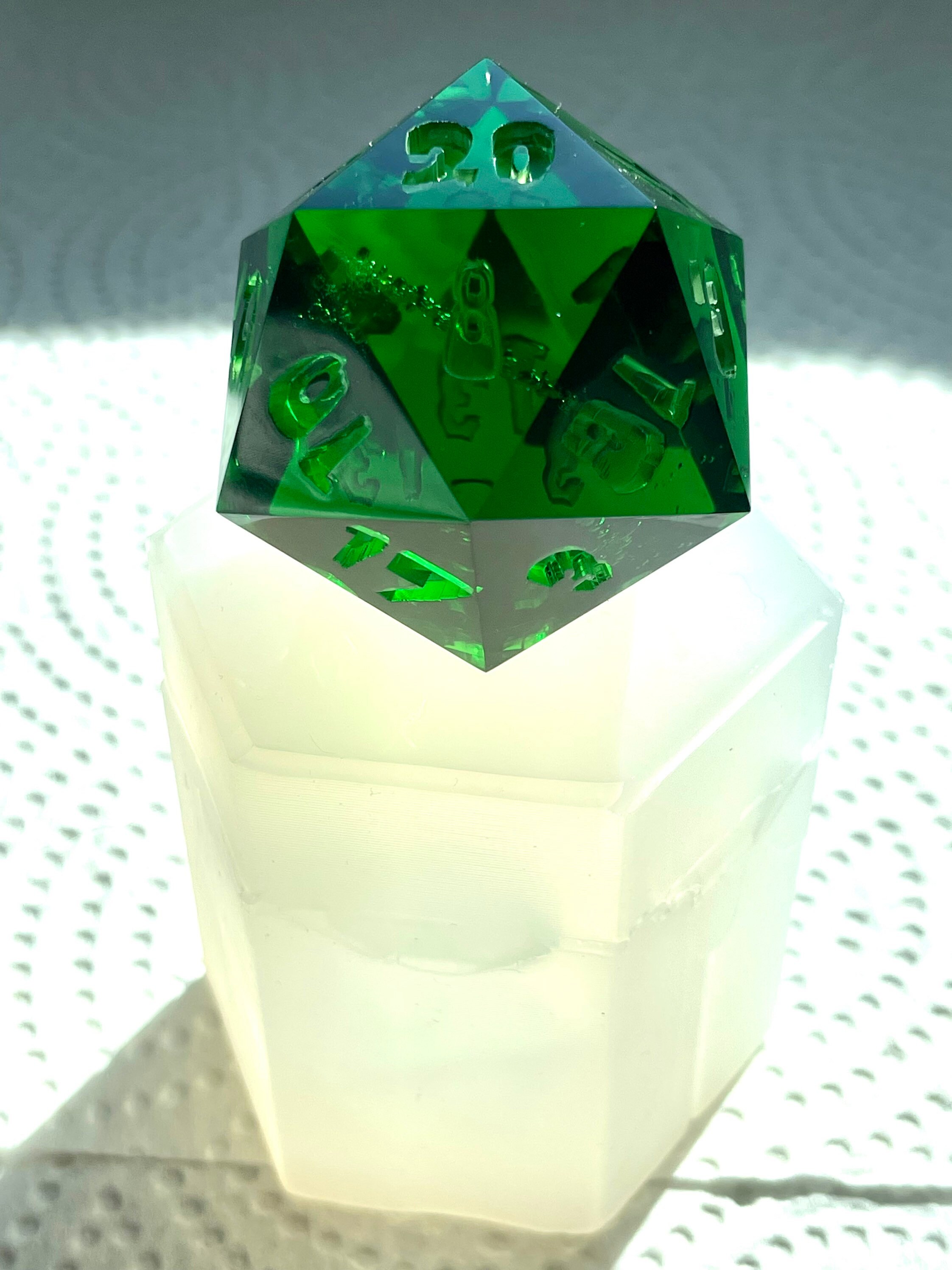 Spooky Font Jumbo Chonk D20 Mold MOLD ONLY Dice Not Included - Etsy