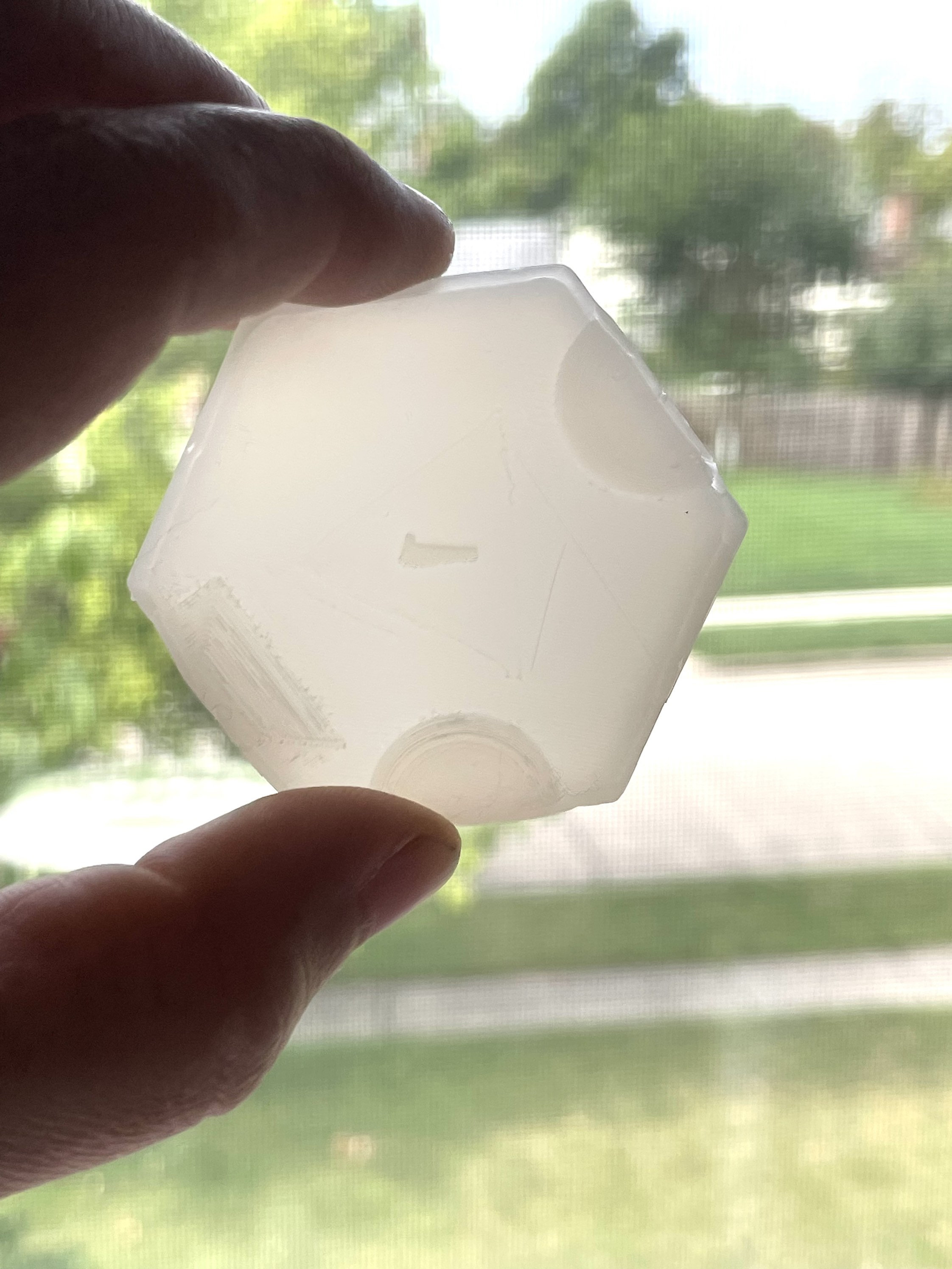 Spooky Font Jumbo Chonk D20 Mold MOLD ONLY Dice Not Included - Etsy