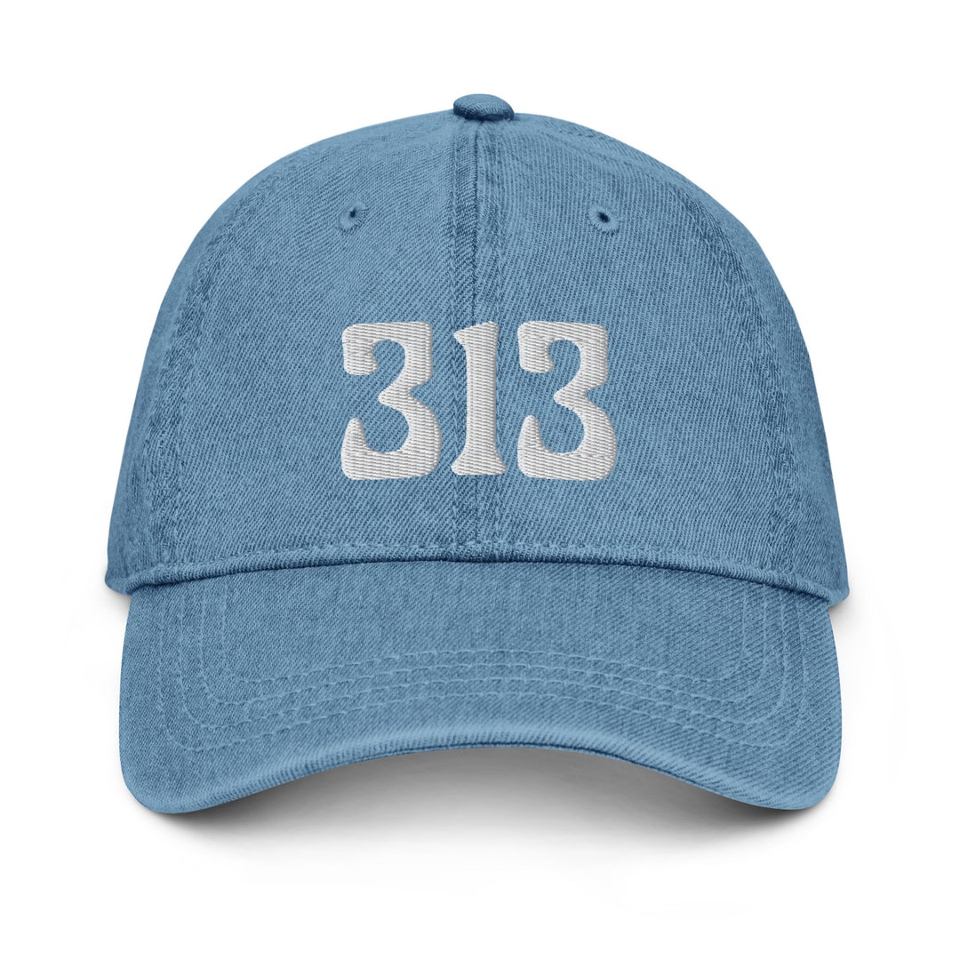 313 Detroit Denim Hat, Lions Hat, Detroit Hat - Etsy