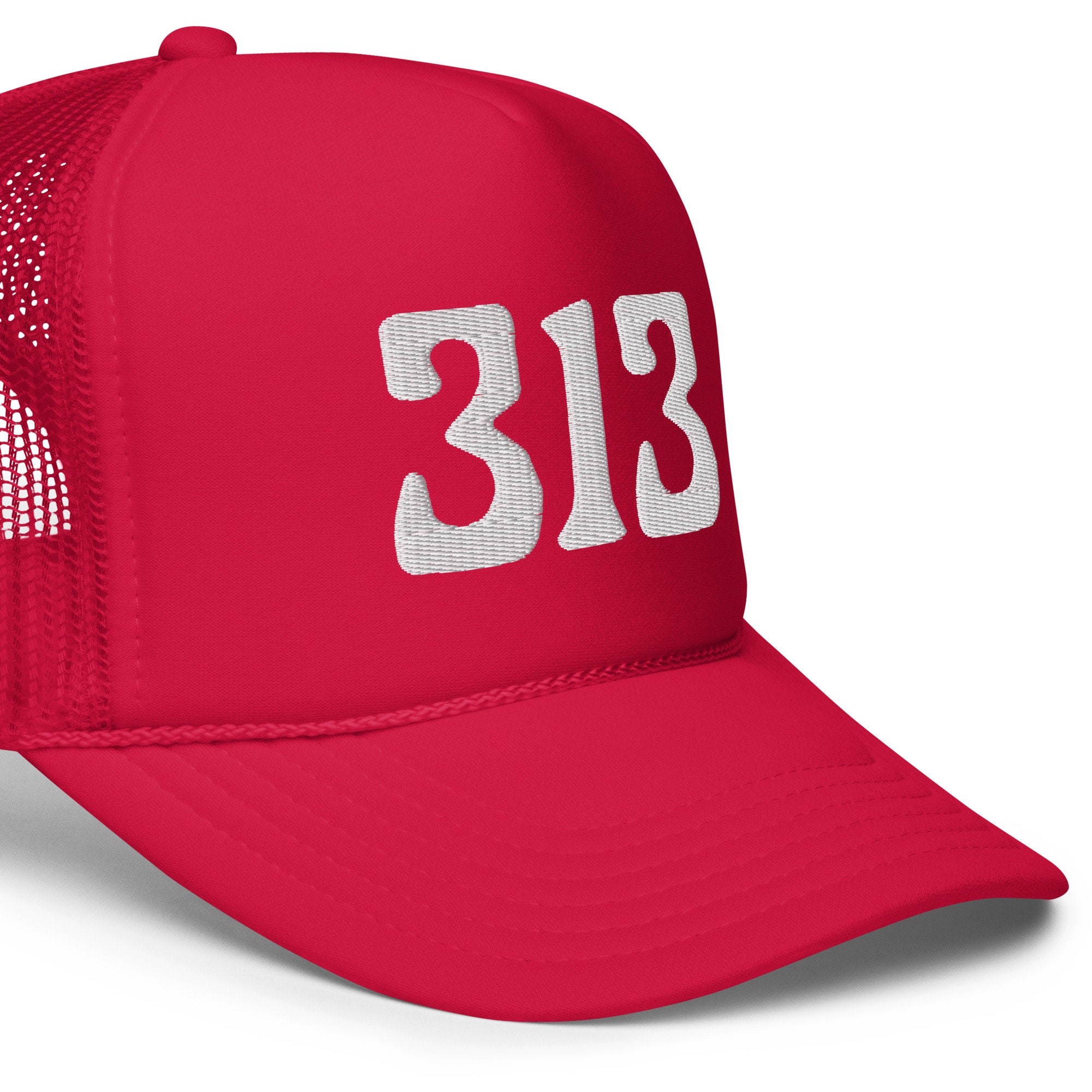 313 Detroit Trucker Hat Wings Hat Lions Trucker Hat - Etsy