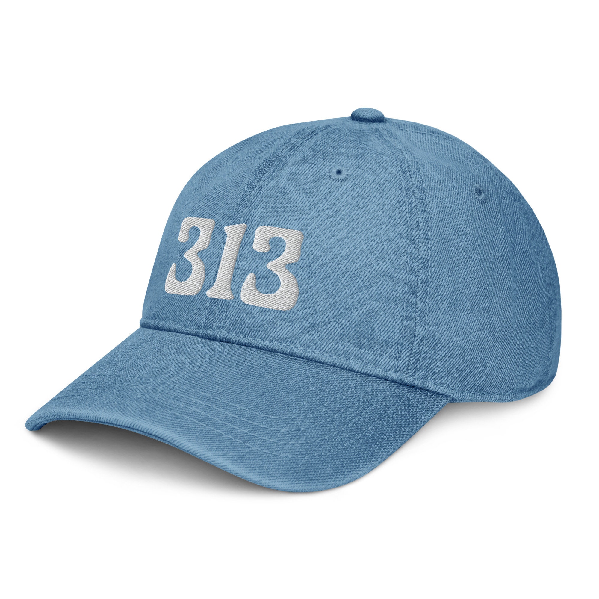 313 Detroit Denim Hat, Lions Hat, Detroit Hat - Etsy