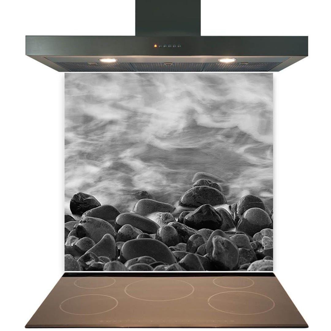 Glass Splashback for Kitchen Toughened Heat Resistant Cooker Tile ...