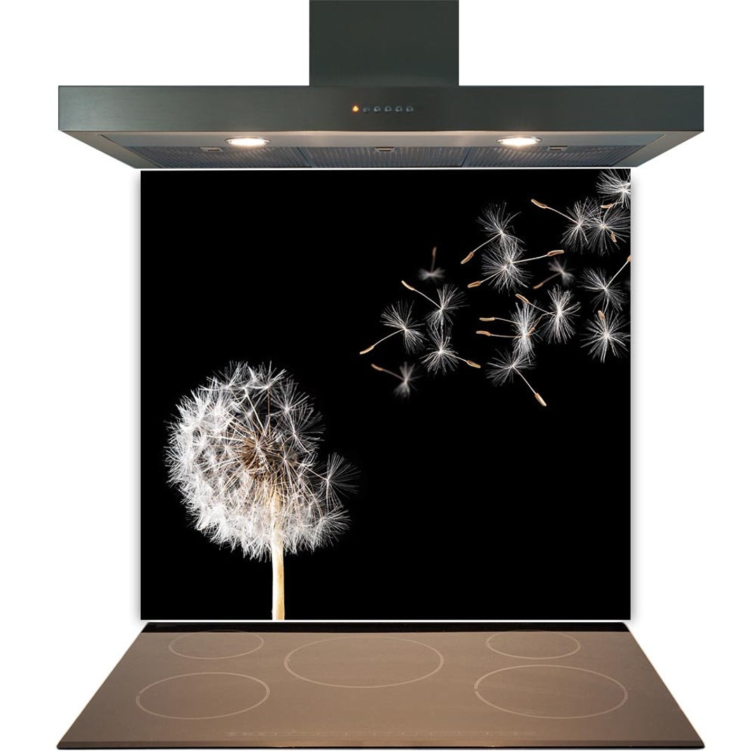 Kitchen Glass Splashback Toughened Tile Cooker Panel Any Size Blowing ...