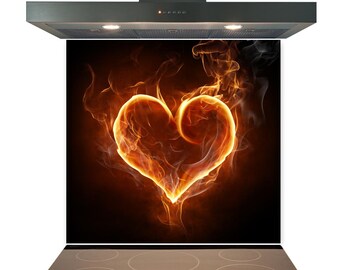 Kitchen Glass Splashback Toughened Cooker Panel - Etsy UK