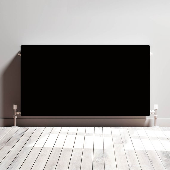Black Glass Radiator Cover Panels Made From Toughened Heat - Etsy UK
