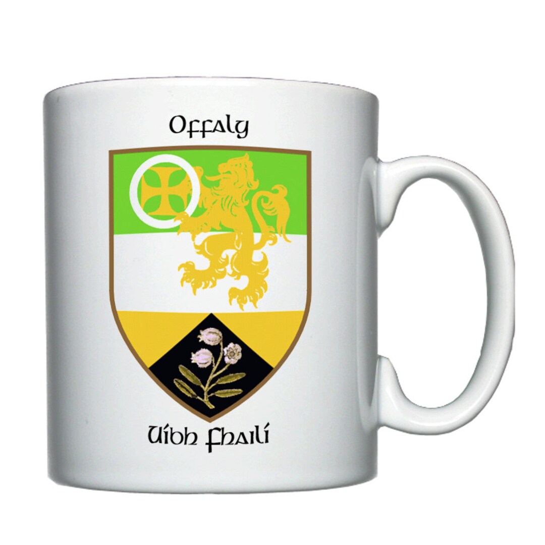 County Offaly Coat of Arms Personalised Mug - Etsy
