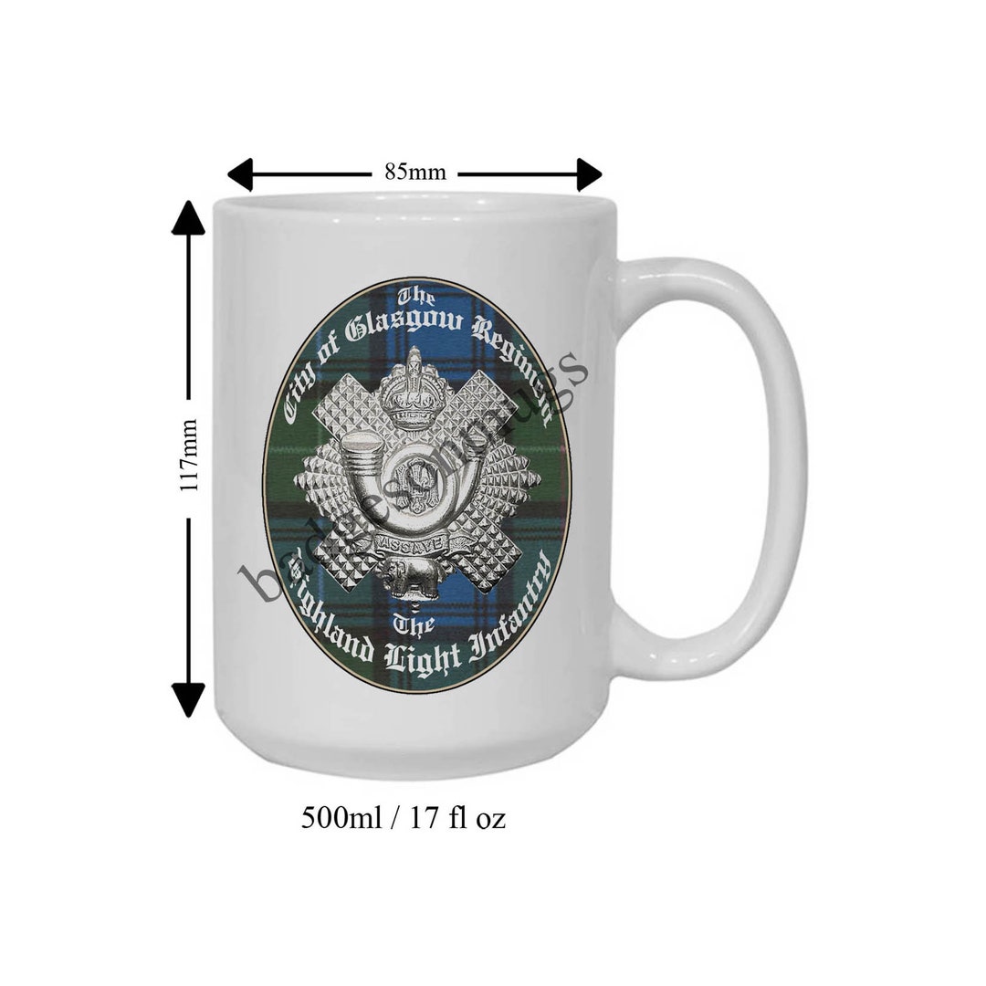 The Highlanders Light Infantry Large Tall Mug Personalised - Etsy