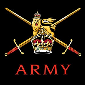 British Army Logo/emblem Personalised Metal Wall/door Plaque - Etsy UK
