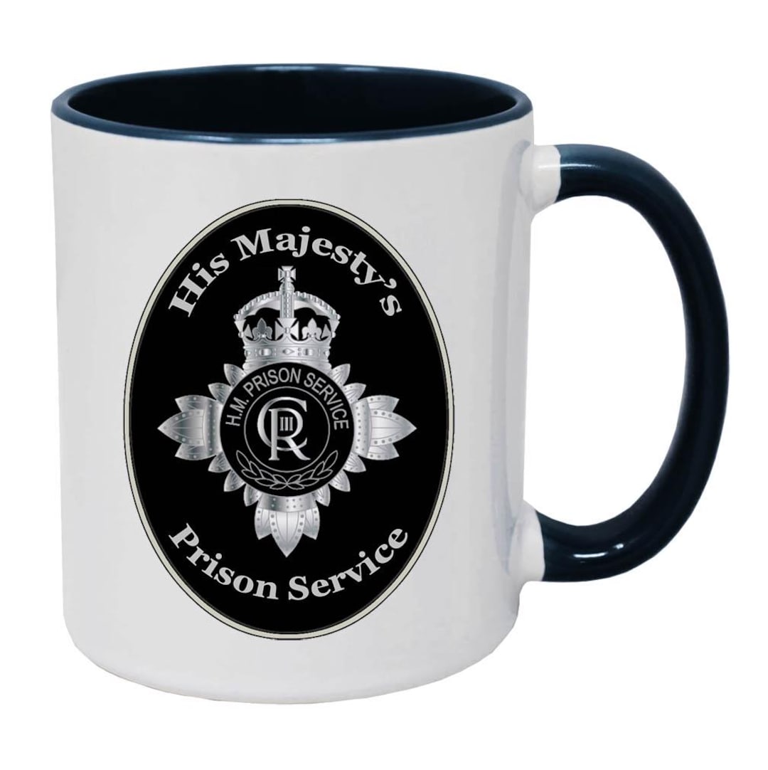His Majesty's Prison Service (HMP) Personalised Two Tone Mug - Etsy