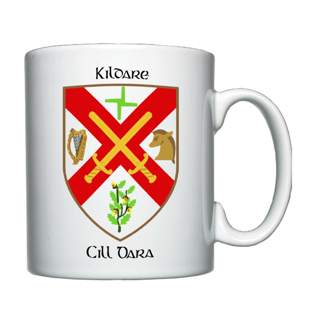 Tazza personalizzata stemma della contea di Kildare - Etsy Italia
