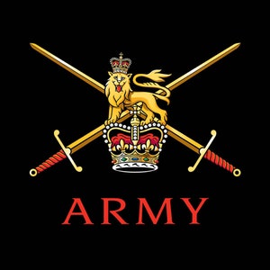 British Army Logo/emblem Personalised Metal Wall/door Plaque - Etsy UK