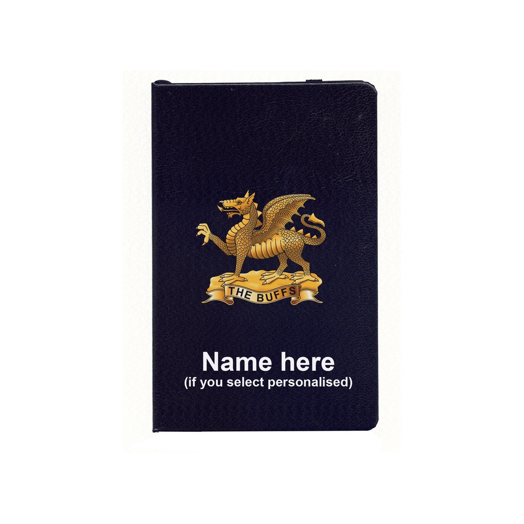 The Buffs royal East Kent Regiment Personalised A6 Pocket Notebook - Etsy