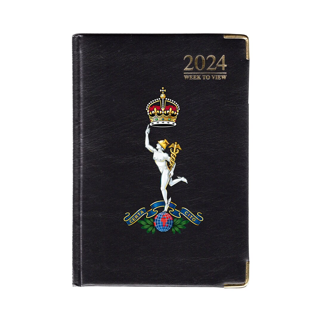 Royal Corps of Signals king's Crown 2024 A5 Desk Diary. - Etsy