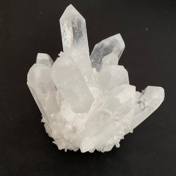 Clúster natural de cuarzo blanco claro / disipa energía | Etsy