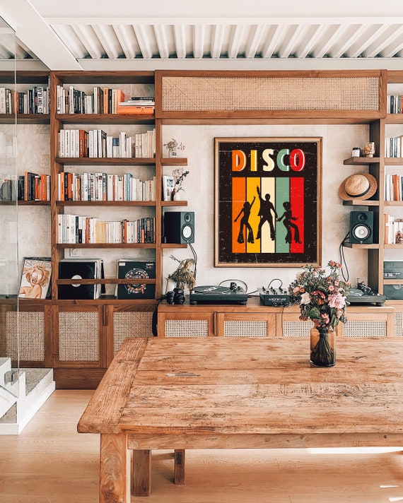 Disco Wandkunst Disco Print 70er Jahre Zitate Disco Poster - Etsy
