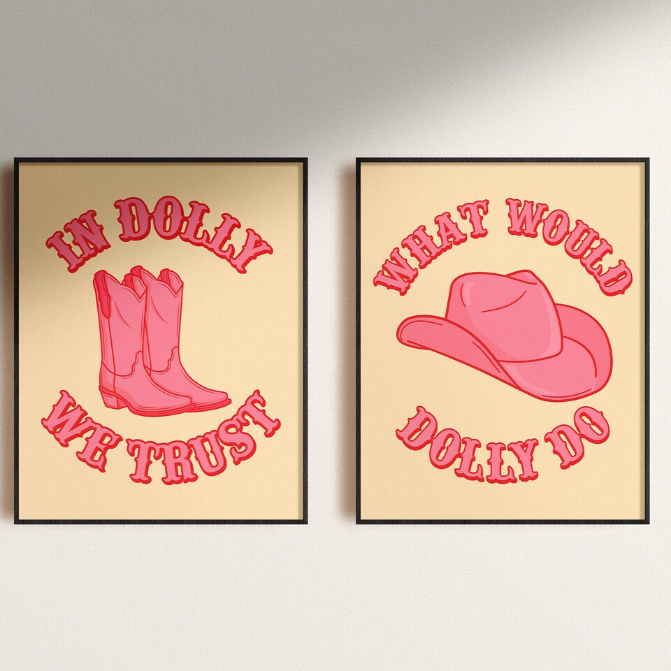 What Would Dolly Do Print, Dolly Parton, Hot Pink Dolly Parton, Dolly ...