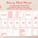 Peace of Mind Planner / Monthly Printable Pages / Filofax Inserts - Etsy UK