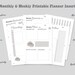 Peace of Mind Planner / Monthly Printable Pages / Filofax Inserts - Etsy UK