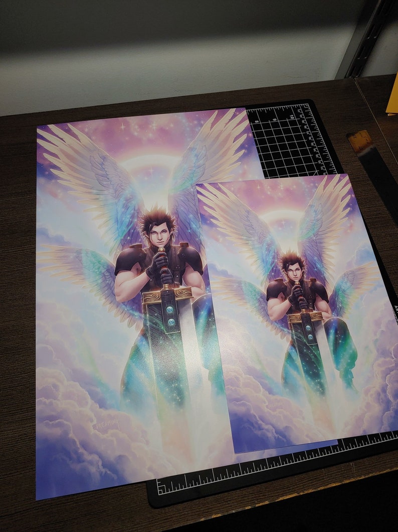 Angel Zack Print SMALL 7.75x12in - Etsy