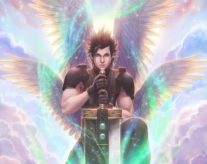 Angel Zack Print SMALL 7.75x12in - Etsy