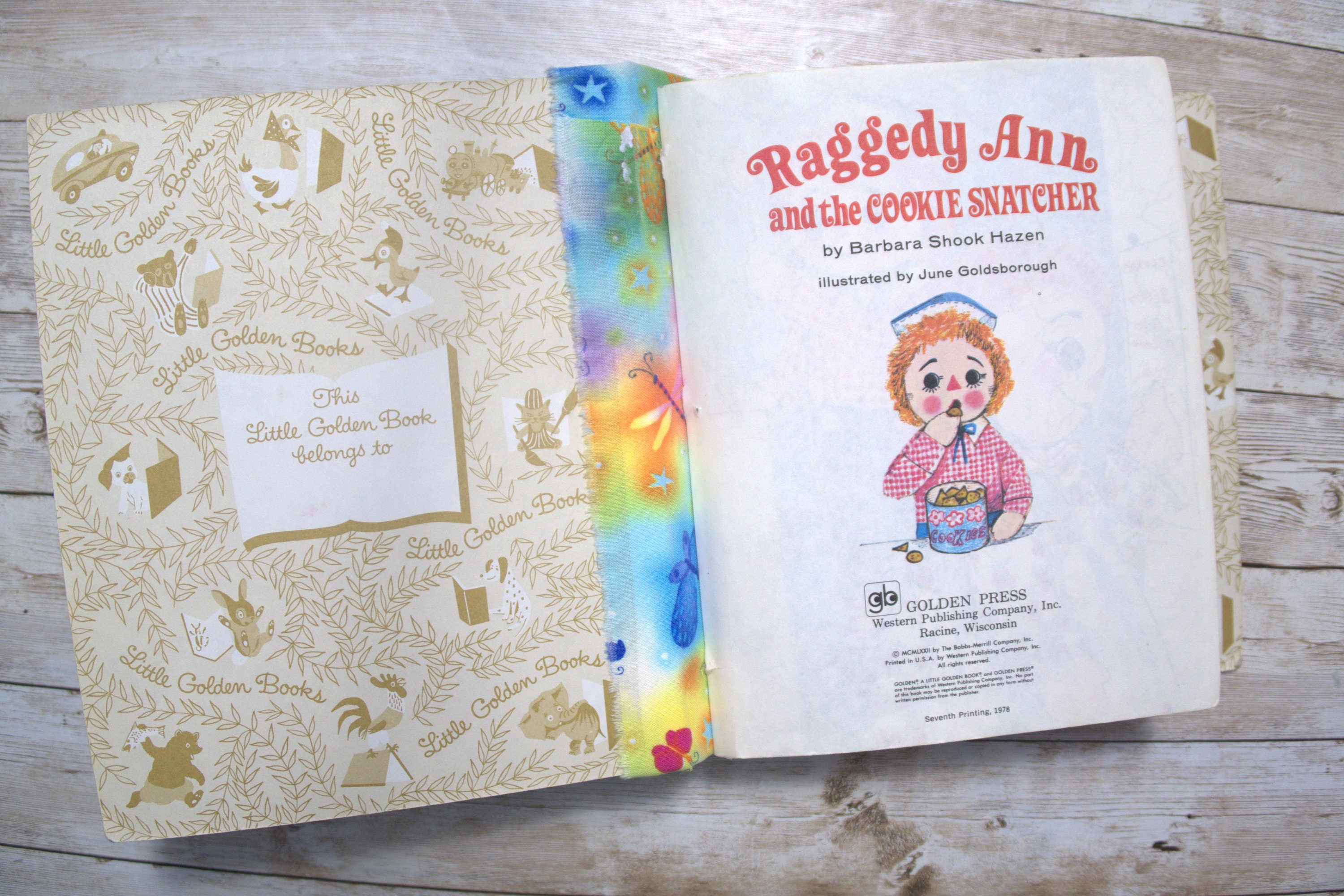 Little Golden Book Junk Journal-raggedy Ann and the Cookie Snatcher - Etsy