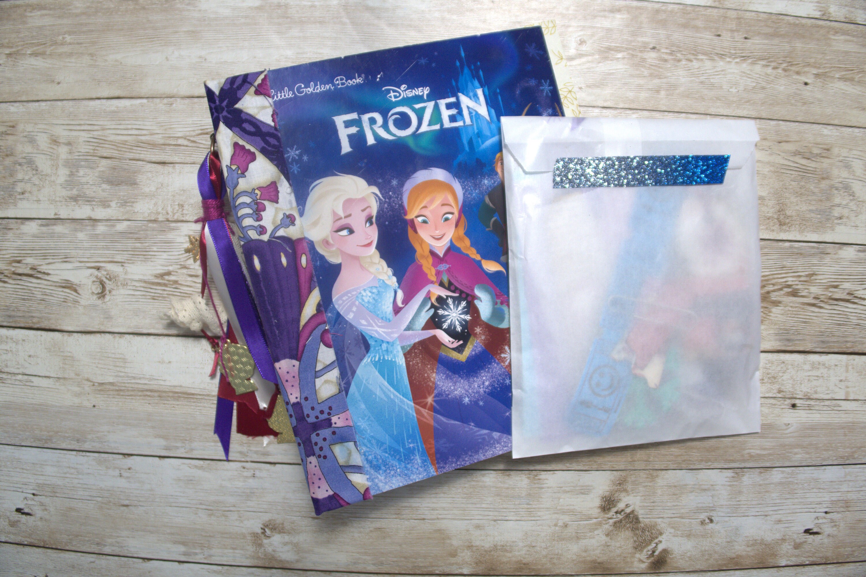 Frozen Little Golden Book Junk Journal - Etsy
