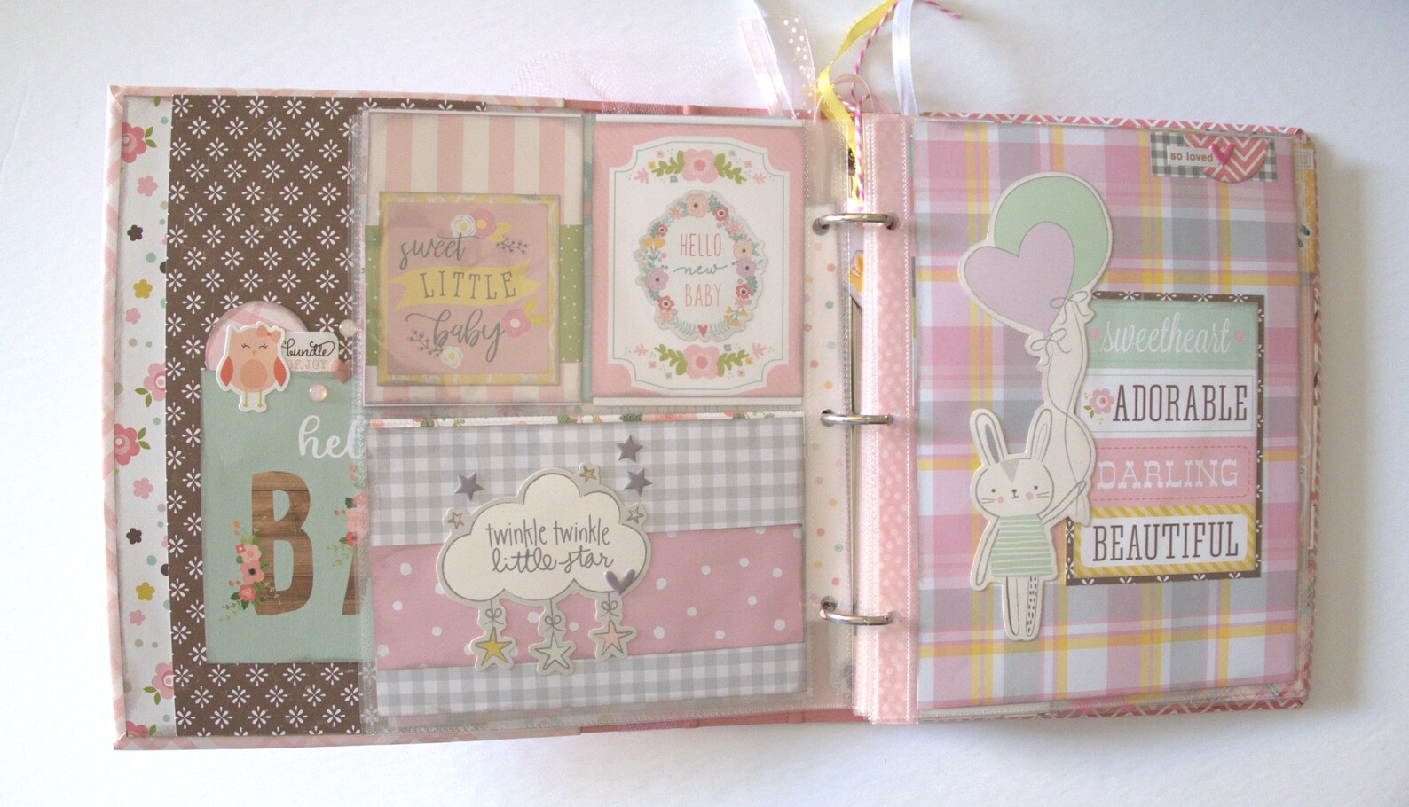 Baby Girl 6x8 Premade Scrapbook - Etsy