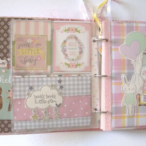 Baby Girl 6x8 Premade Scrapbook - Etsy