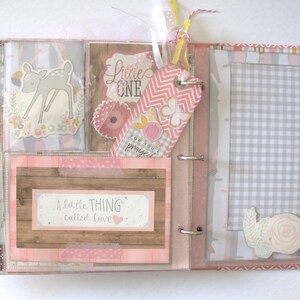 Baby Girl 6x8 Premade Scrapbook - Etsy