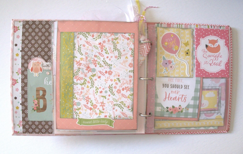 Baby Girl 6x8 Premade Scrapbook - Etsy