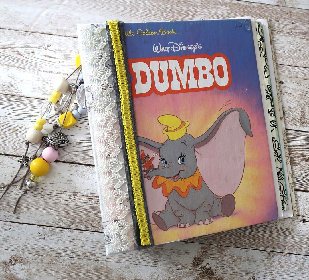 Little Golden Book Junk Journal-dumbo - Etsy